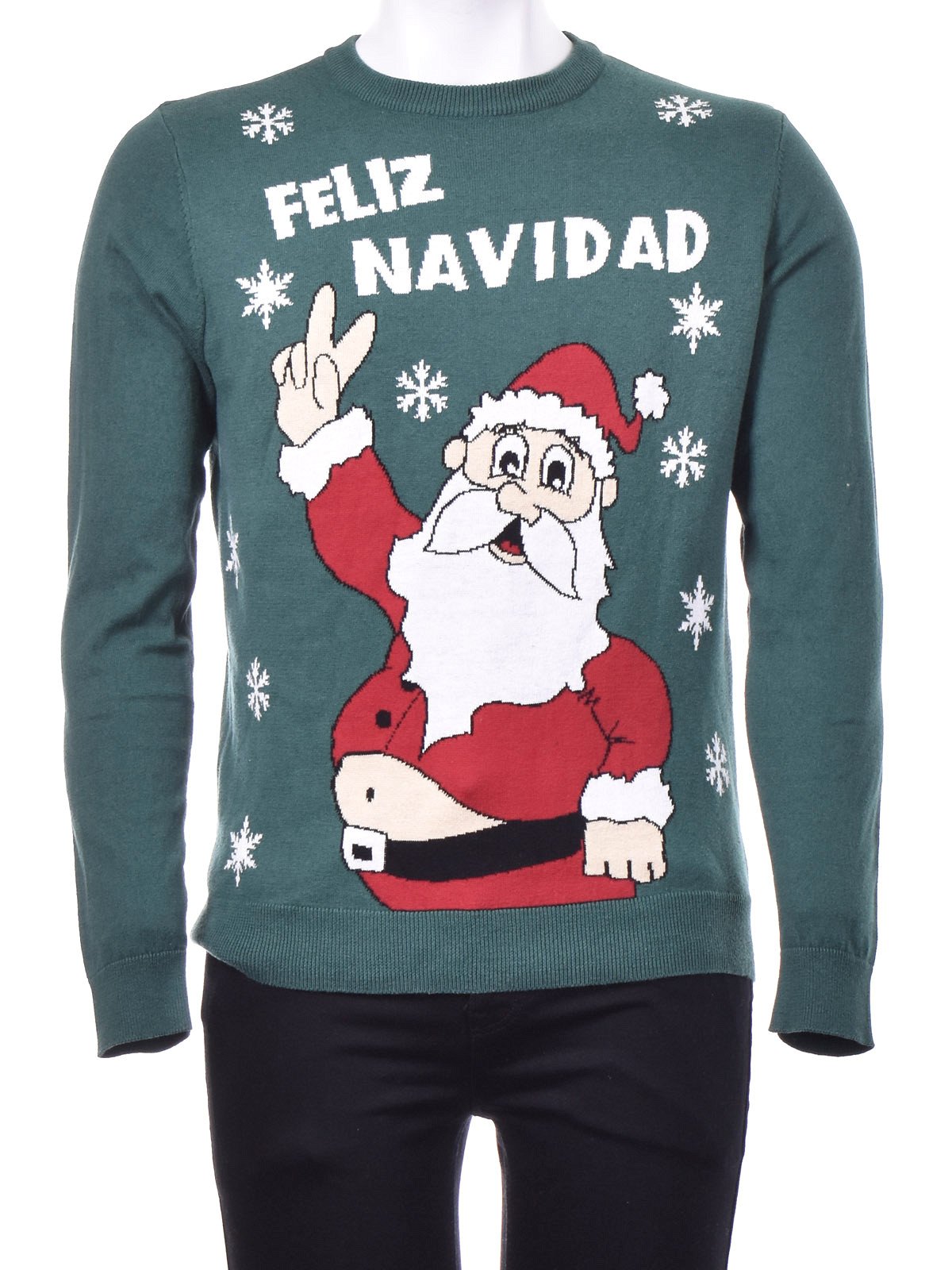 Feliz Navidad Santa Christmas Sweater – Bombay Closet Cleanse